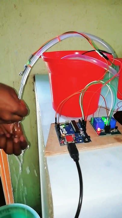 Automatic Water Project Using Ir Sensor With Arduino Arduinoproject
