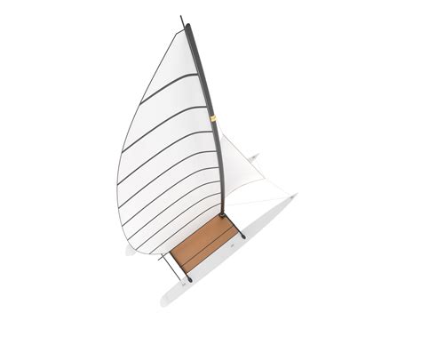 Sail Boat Isolated On Background 3d Rendering Illustration 46351804 Png