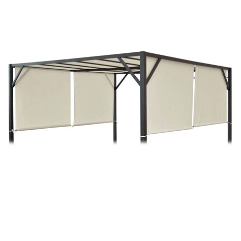 Ersatzbezug für Dach Pergola Pavillon x m creme Swisshandel