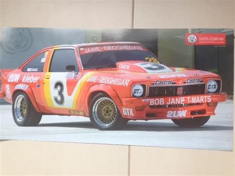 Holden Bathurst Peter Brock Racing Poster Big 800mm V8 Supercars Ford