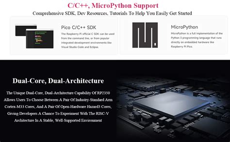 Pico 2 W With Color Pre Soldered Header Compatible With Raspberry Pi