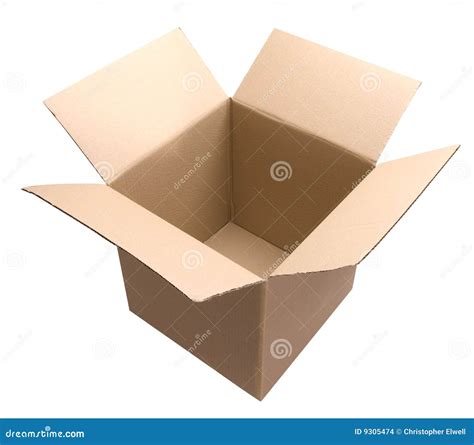 Empty Cardboard Box Stock Images Image 9305474