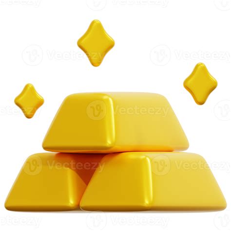 Gold 3d Render Icon Illustration 21614993 Png