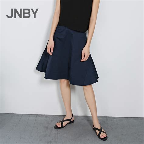 Jnby江南布衣2017夏新品简洁设计优雅大方ol女半身裙5g441091jnby集市店