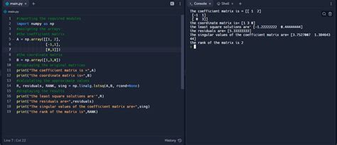 Numpy Linalg Lstsq Return The Least Squares Solution To A Linear Matrix Equation Askpython