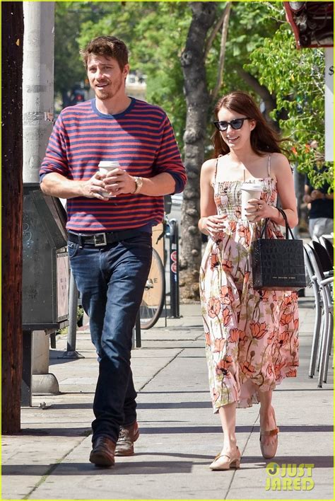 Emma Roberts And Garrett Hedlund Are All Smiles On Coffee Date Photo