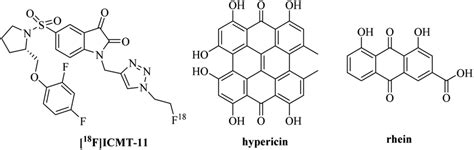 Chemical Structure Of ¹⁸f Icmt 11 Hypericin And Rhein Download