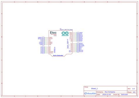 Shield Para Arduino EasyEDA Open Source Hardware Lab