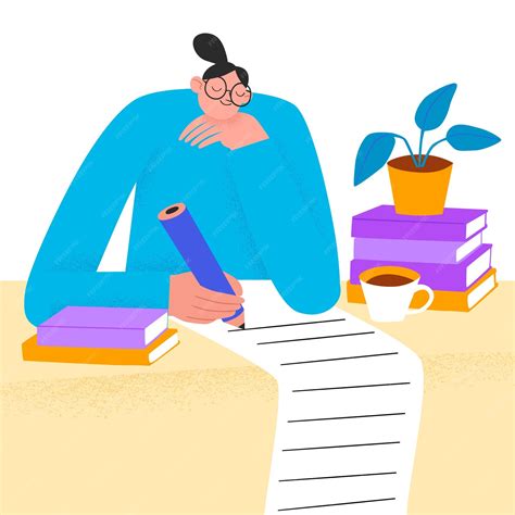 손으로 그린 에세이 그림 무료 벡터