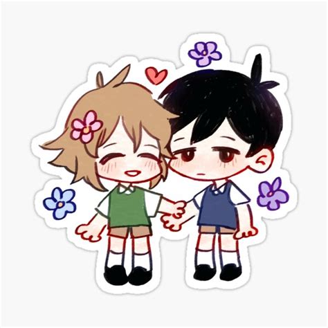 Omori Basil Tshirt Omori Anime Game Sticker Sticker For Sale By