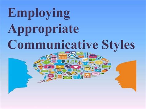 Communicative Style Intimate Style Pptx