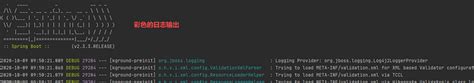 Spring Boot 的彩色日志彩色日志 是啥意思 Csdn博客