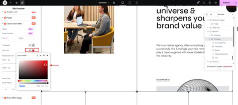 Cursor Hover Effect Extensions Documentation Animation Addons