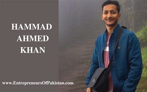 Hammad Ahmed Khan Young Entrepreneur Founder Of Podcast Think