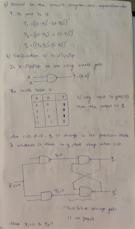[Solved] 2. Design a D latch (not D flip flop) based on its flow table and... | Course Hero