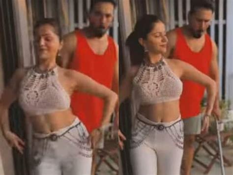 Rubina Dilaik Performs Belly Dance As She Tries To Get Husband Abhinav