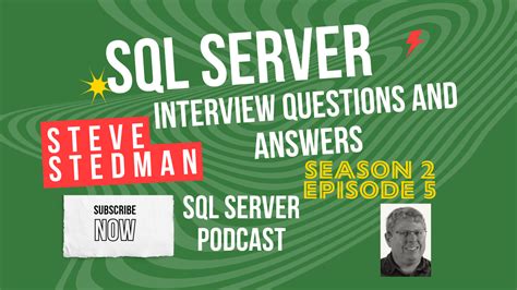 ace your sql server dba interview stedman podcast