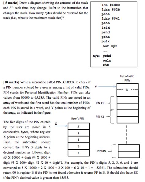 hcs12 assembly language stacks and subroutines any