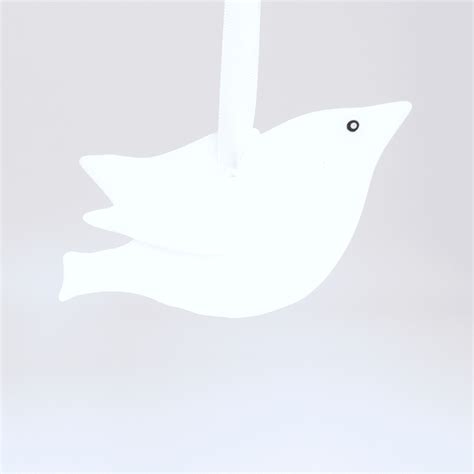 Dove Glass Keepsake Memorial Glass Hanging Scattering Ashes