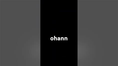 Ohann💀 Youtube