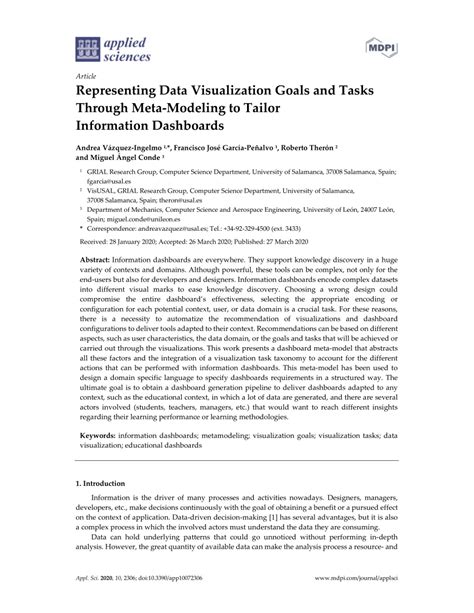 Pdf Representing Data Visualization Goals And Tasks Through Meta