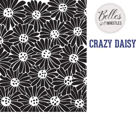 Crazy Daisy Stencil Vintage Finders