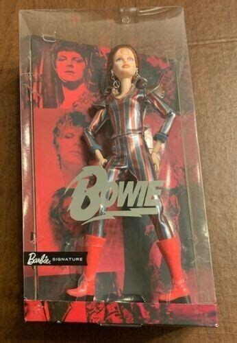 David Bowie Barbie Signature Doll Mattel 2019 Fxd84 Ziggy Stardust