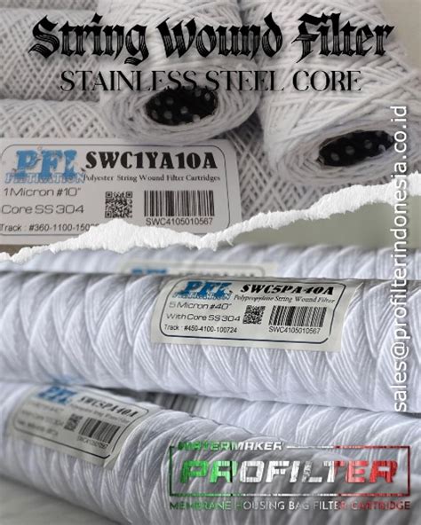 Bleached Cotton String Wound Filter PT PROFILTER INDONESIA