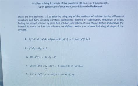 Solved Problem Solving Consists Of Five Problems Chegg Com