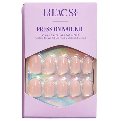 Lilac St Press On Nails Sheer Chemise 30 Nails 15