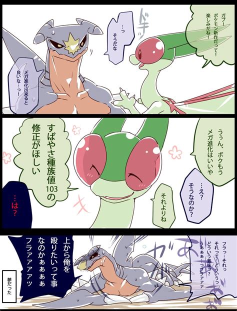 44 On Twitter ポケモン新作が出る度に大好きなフライゴンからの言動を気にし過ぎて胃に穴が開きそうなガブリアス