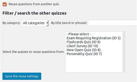 Copy Reuse Or Import Questions In WatuPRO Whats The Difference