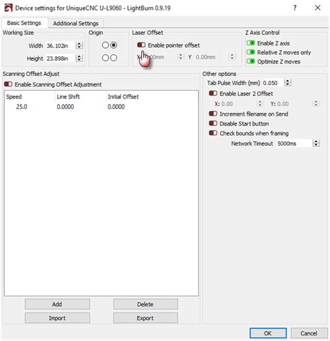 Framing And Laser Offset Common Problems LightBurn Software Forum