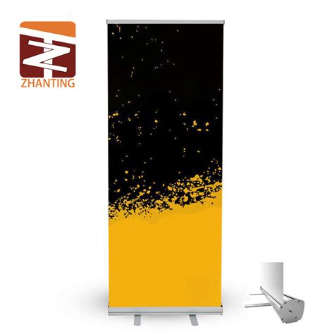 Aluminum Retractable Roll Up Banner For Trade Show And Exhibition
