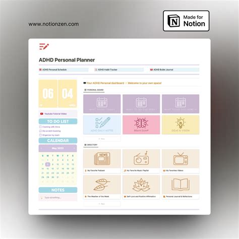 10 Best Notion Adhd Planner Templates For Better Focus Artofit