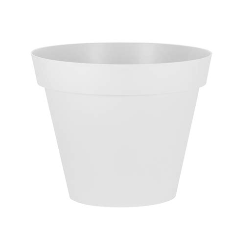 Eda Pot Rond Toscane Cm L Blanc