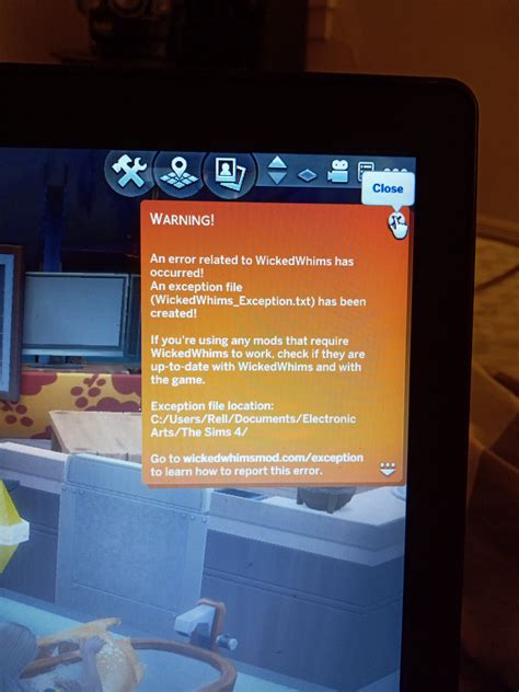 Getting A Warning Message Sims4 435142cexception Technical