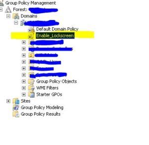 Configure Screen Saver Via GPO