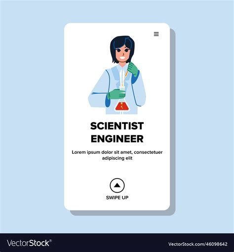 Scientist Engineer Royalty Free Vector Image Vectorstock