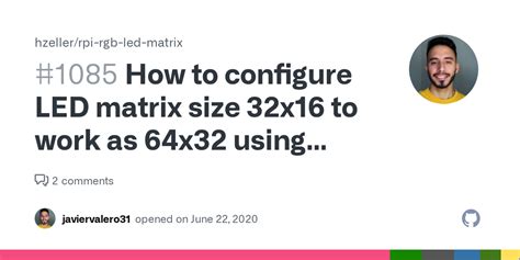 How To Configure Led Matrix Size 32x16 To Work As 64x32 Using Adafruit