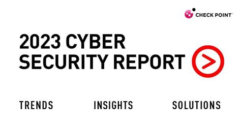 Check Point Software On Linkedin Cyber Security Report 2023 Check