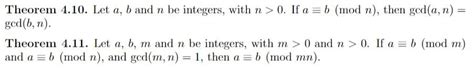 Solved Congruance And Modular Arithmetic Definition Let A