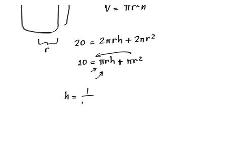 Solved A Cylindrical Container Needs To Be Constructed Such That The