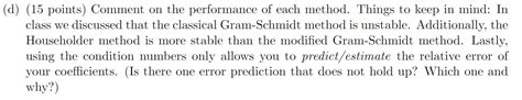 B 12 Points Write A Function To Solve The Least