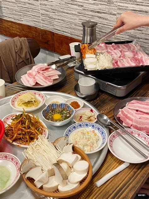 소사역 문달식당 냉동삼겹살 맛집 평일 웨이팅 네이버 블로그