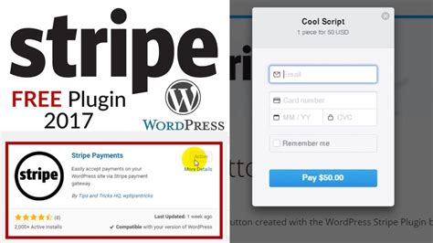 Stripe Payments With Wordpress How To Accept Payments On Your Website With Stripe Payment