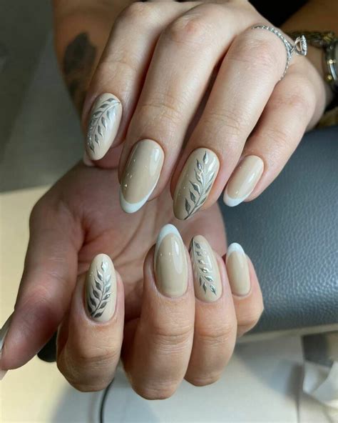 30 Best Beige Almond Nails Ideas To Try Nail Designs Daily