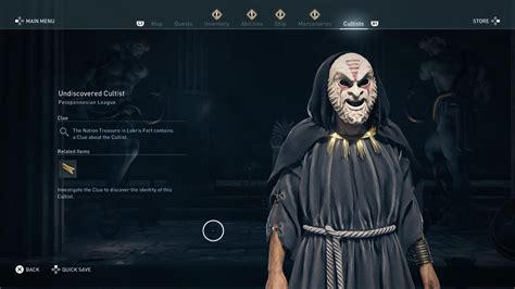Assassins Creed Odyssey Hunting Down The Cultist With A Clue In