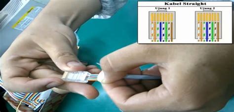 Cara Crimping Dan Pasang Konektor RJ 45 Pada Kabel UTP LAN Model