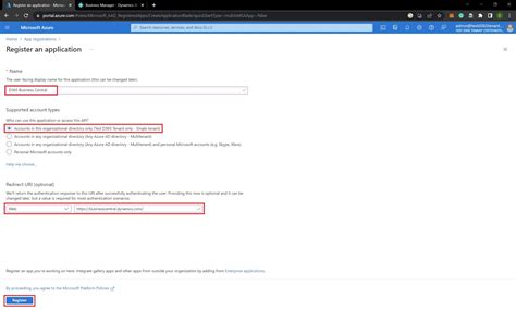 How To Register Business Central App With Api Permissions In Azure Portal Navuser